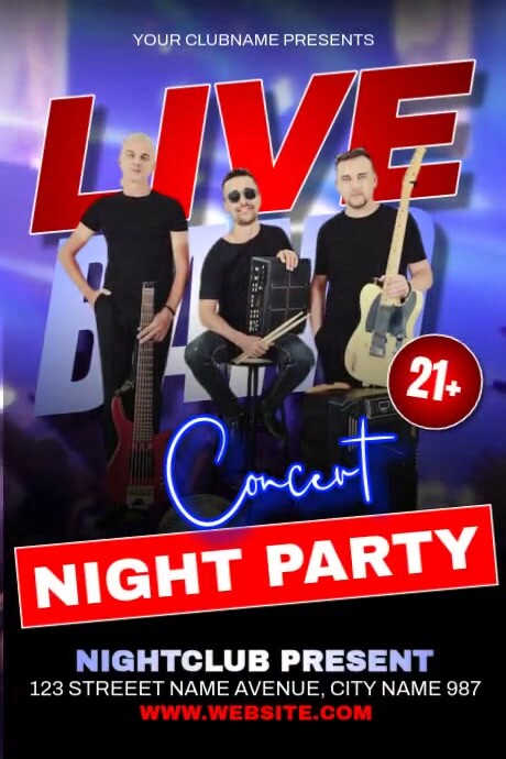 Concert Ads Template | PosterMyWall