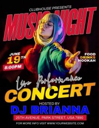 Concert Night Ads Template | PosterMyWall