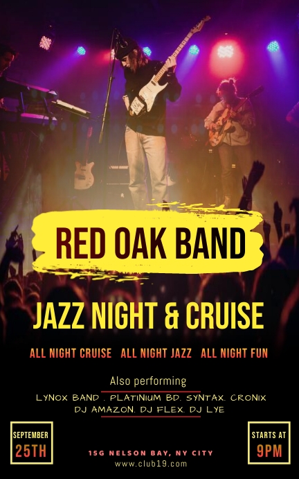 concert and band flyer (2) Template | PosterMyWall