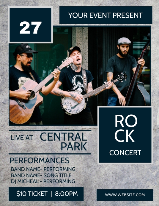 cONCERT bAND Template | PosterMyWall