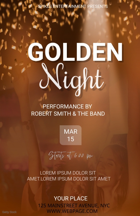 Concert/Band Flyers Template | PosterMyWall