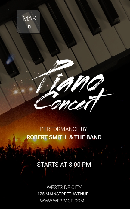 Concert/Band Flyers Template | PosterMyWall