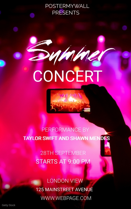 Concert/Band Flyers Template | PosterMyWall