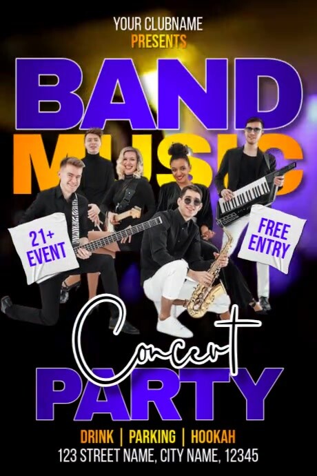 Copy of Concert Band Party | PosterMyWall
