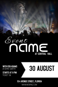 Event/Band Flyer Template | PosterMyWall