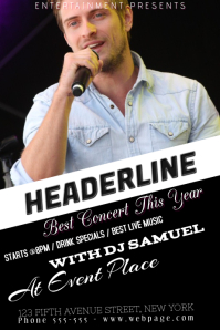 Singer Flyer Template | PosterMyWall