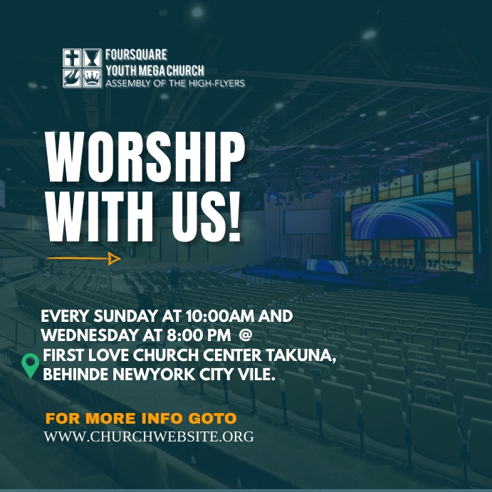 Concert Church Flyer (1) Template | PosterMyWall