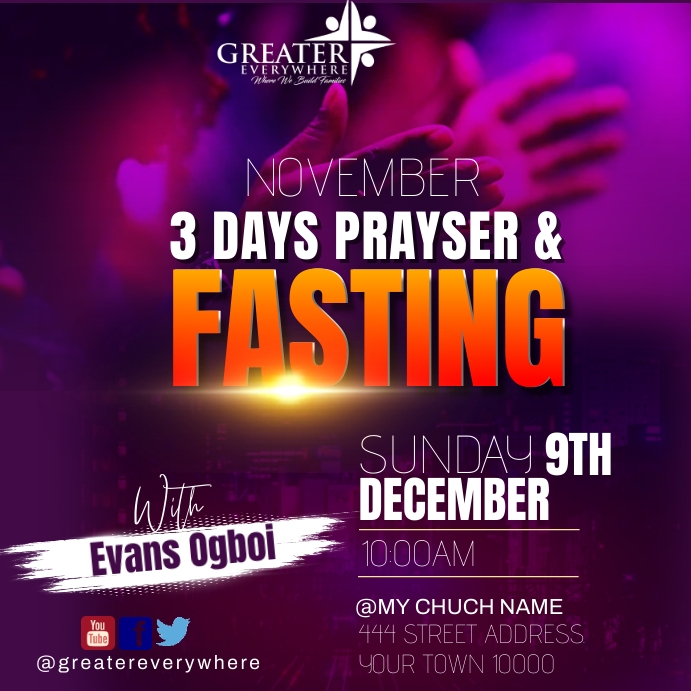 Concert Church Flyer (17) Template | PosterMyWall