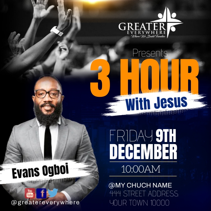 Concert Church Flyer (17) Template | PosterMyWall