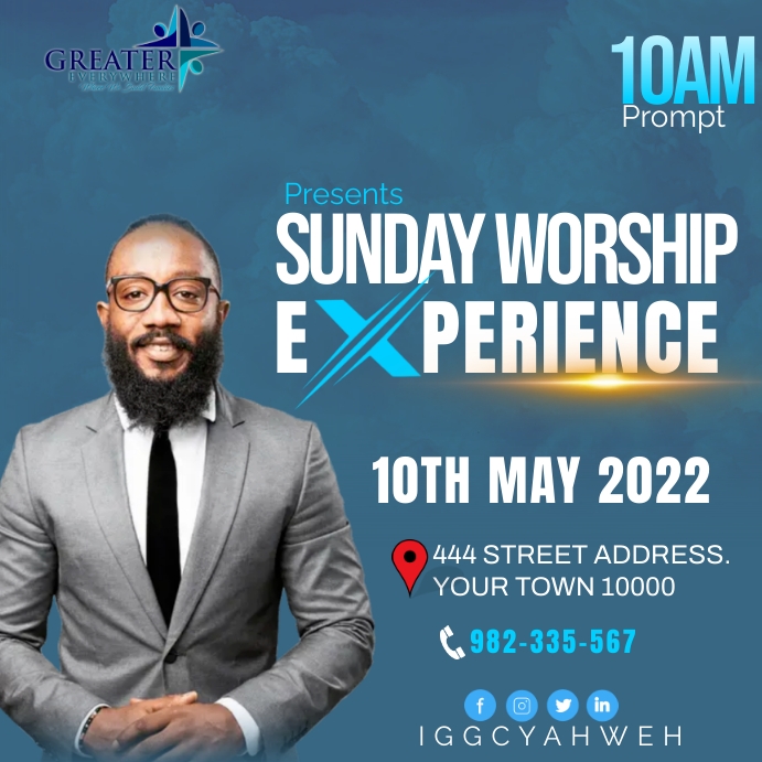 Concert Church Flyer (9) Template | PosterMyWall