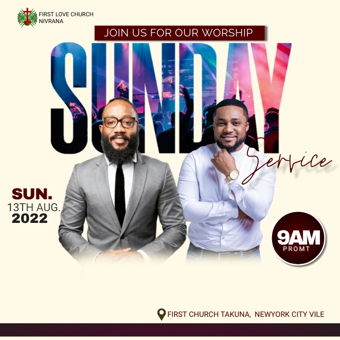 Concert Church Flyer | PosterMyWall