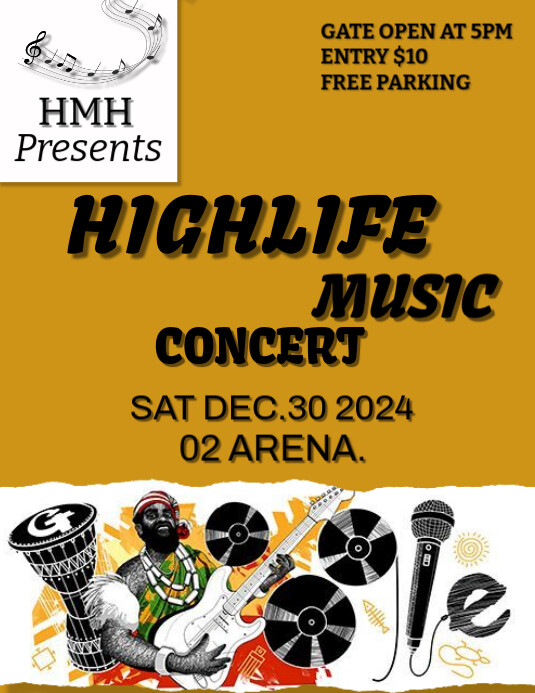 CONCERT Template | PosterMyWall