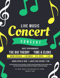 Indie Rock music Band concert Flyer template | PosterMyWall