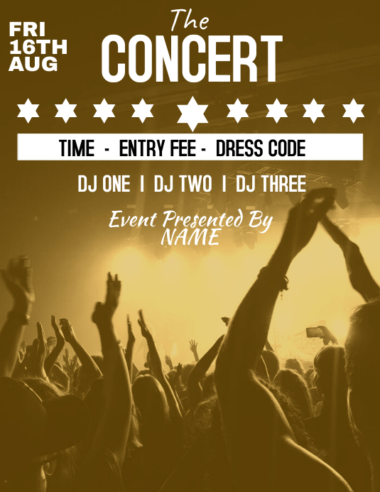 CONCERT Template | PosterMyWall