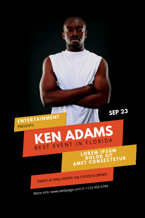 Concert Event Flyer Template | PosterMyWall