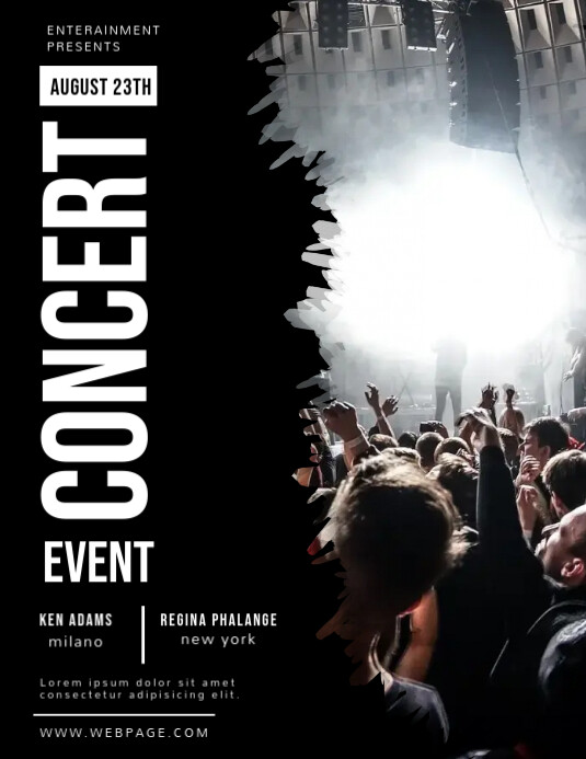 Concert Event Flyer Template | PosterMyWall