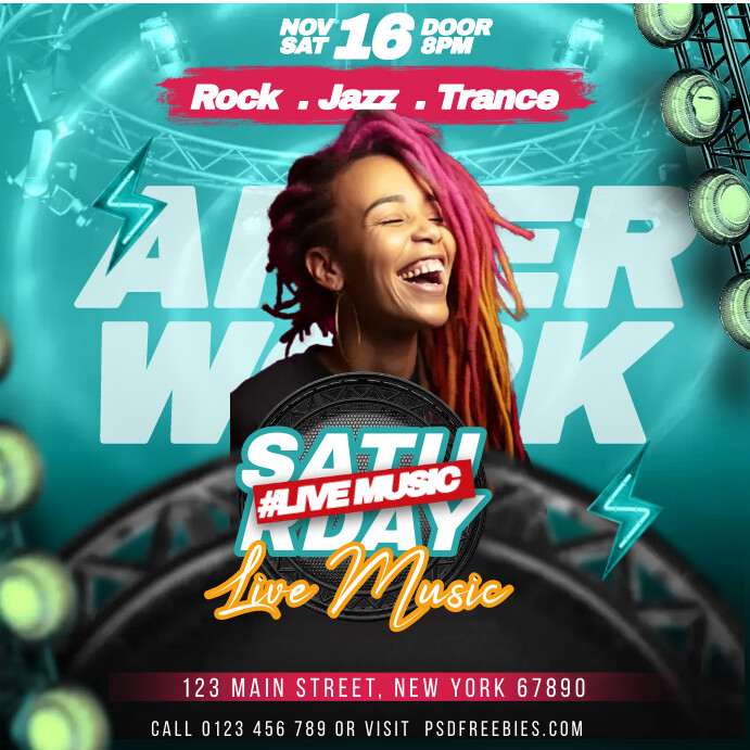 Copy of concert flyer (1) | PosterMyWall