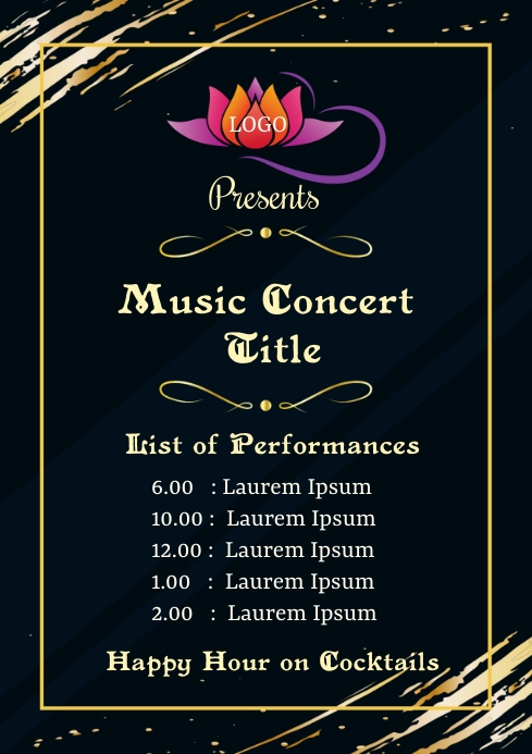 Concert flyer (3) Template | PosterMyWall