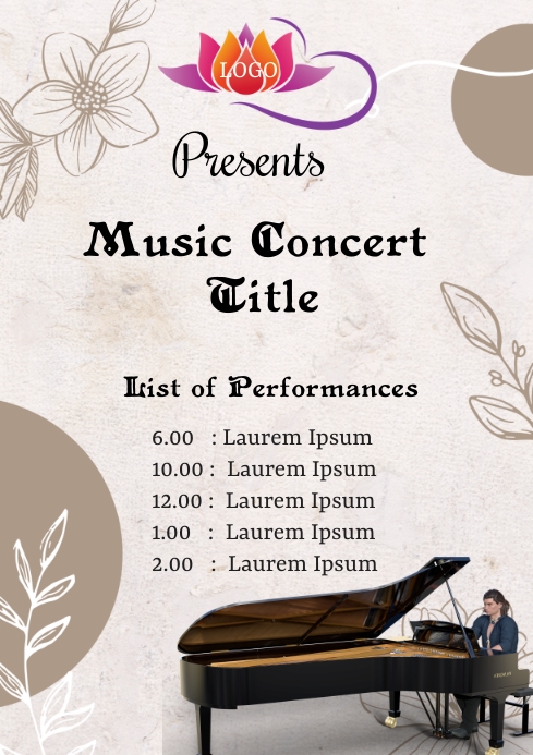 Concert flyer (4) Template | PosterMyWall