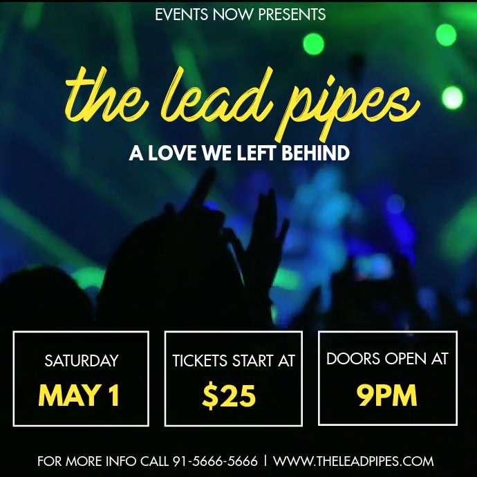CONCERT FLYER Template | PosterMyWall