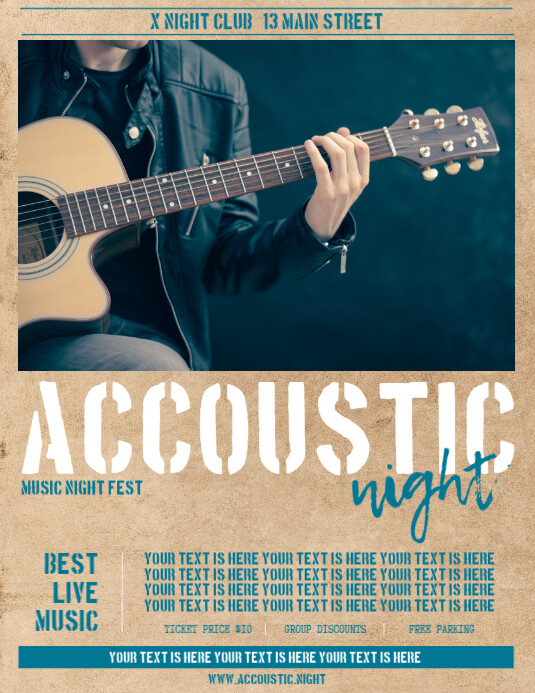 CONCERT FLYER Templat | PosterMyWall