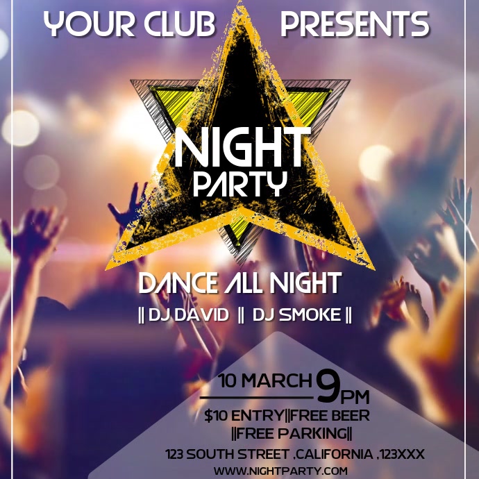 CONCERT FLYER Template | PosterMyWall