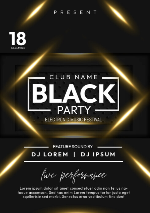 Concert Flyer Template | PosterMyWall