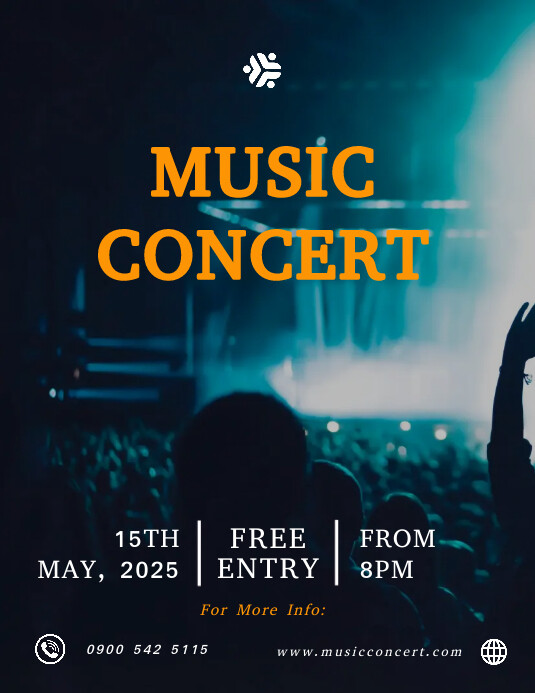 Concert flyer Template | PosterMyWall