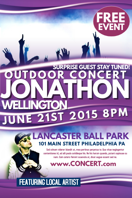Concert Flyer Template | PosterMyWall