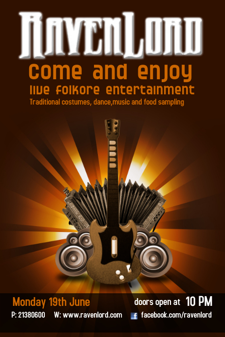 Concert flyer template | PosterMyWall