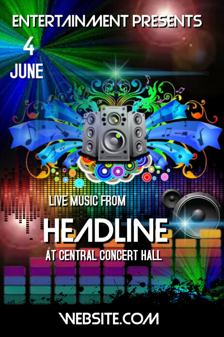 Concert Template | PosterMyWall