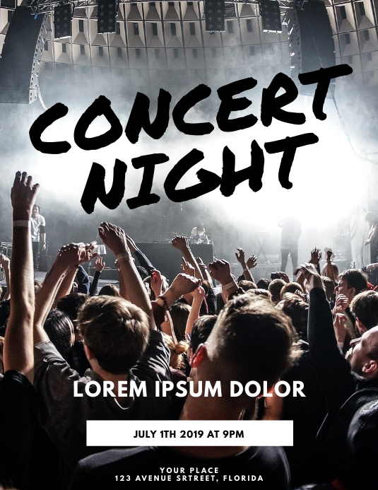 Concert Flyer Template | PosterMyWall