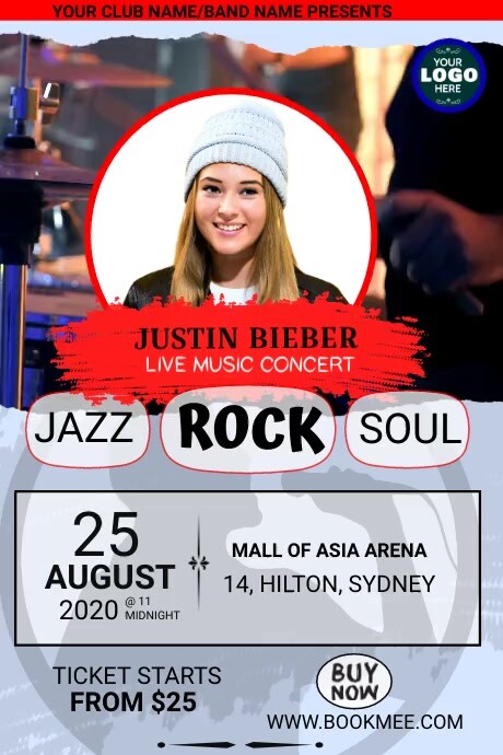 Brosur Template Konser | PosterMyWall