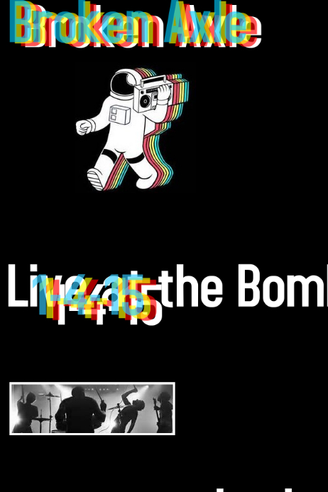 Concert Gig Flyer Template | PosterMyWall