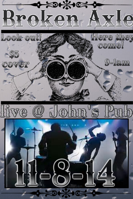 Concert/gig flyer Template | PosterMyWall