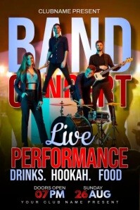 Live Band Concert Template | PosterMyWall