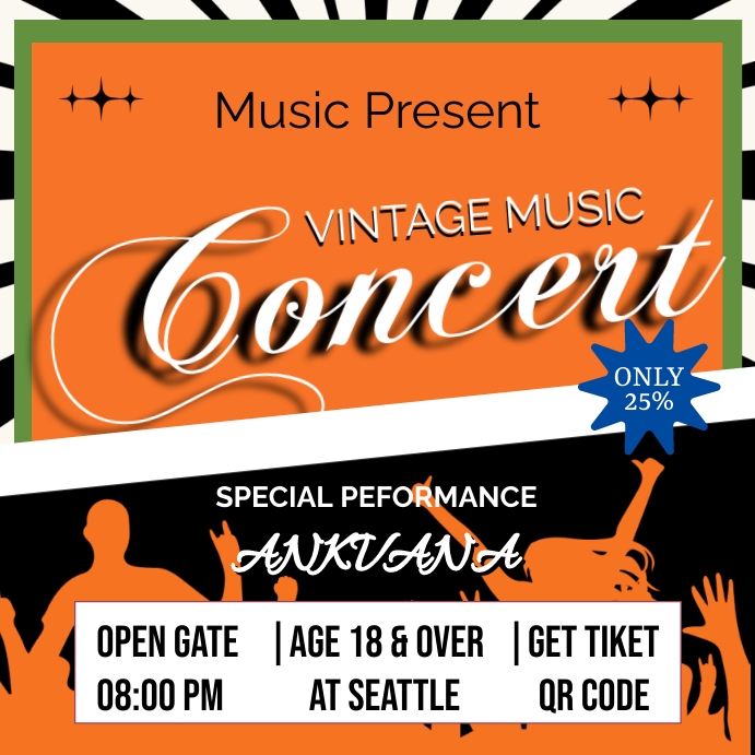 concert music Template | PosterMyWall