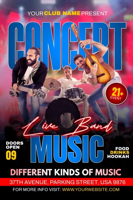 Copy of Concert Night Ads | PosterMyWall