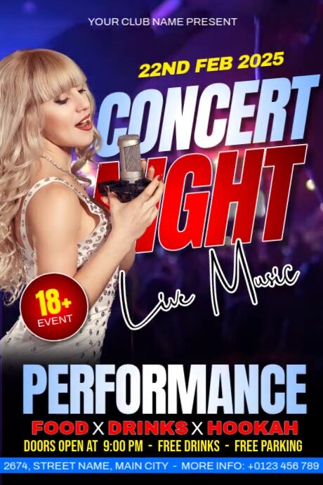Copy of Concert Night Ads | PosterMyWall