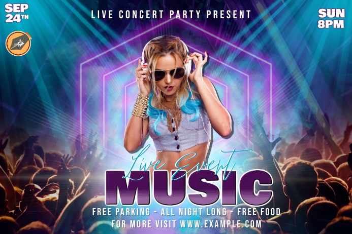 Concert Night Template | PosterMyWall