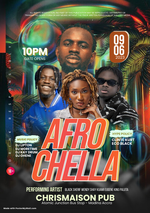 Concert / Party Event Flyer Template | PosterMyWall