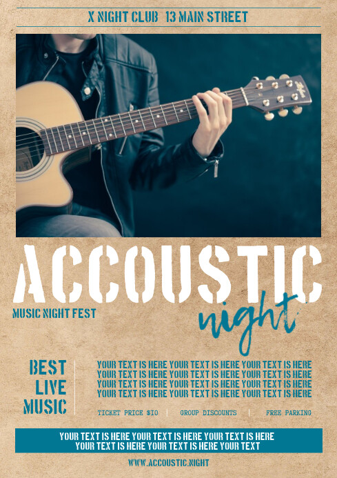 CONCERT POSTER | PosterMyWall