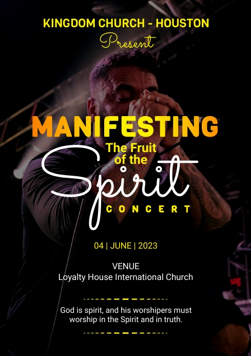 Concert Poster Template | PosterMyWall