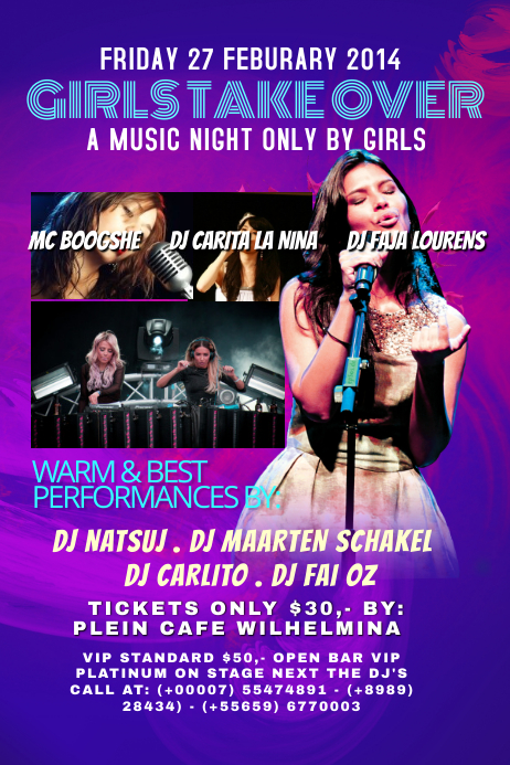 Concert Poster Template | PosterMyWall