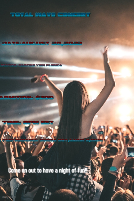 Concert Poster Template | PosterMyWall