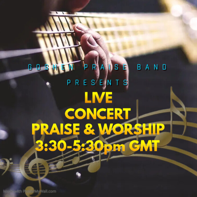 Concert rehearsal template | PosterMyWall