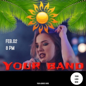 Band to Instagram Template | PosterMyWall