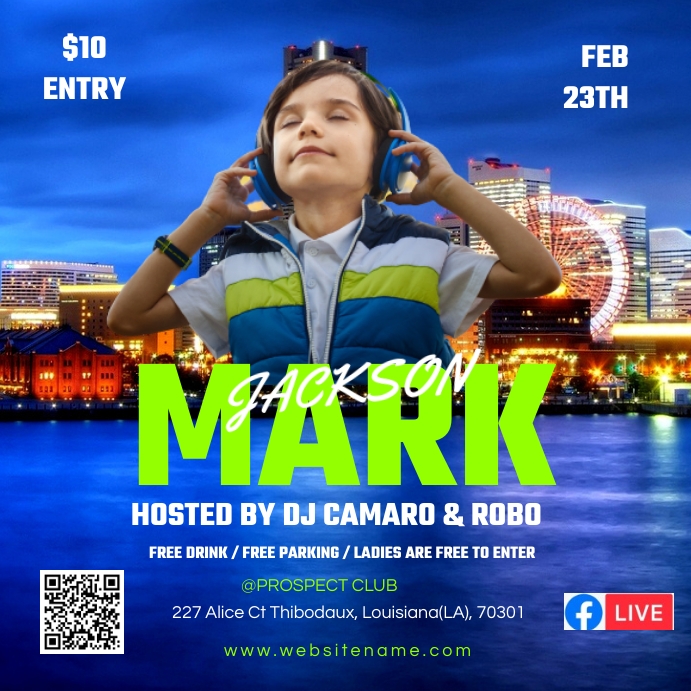 Copy of CONCERTS & BRAND POSTERTEMPLATE | PosterMyWall