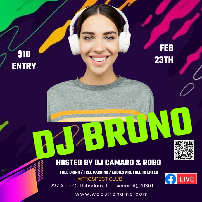 Copy of CONCERTS & BRAND POSTERTEMPLATE | PosterMyWall