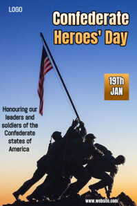 Confederate Heroes' Day Template | PosterMyWall